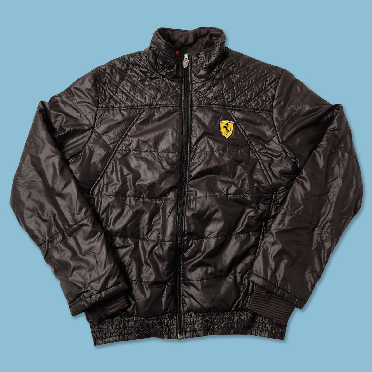 Puma Scuderia Ferrari Puffer Jacket Medium | Double Double Vintage