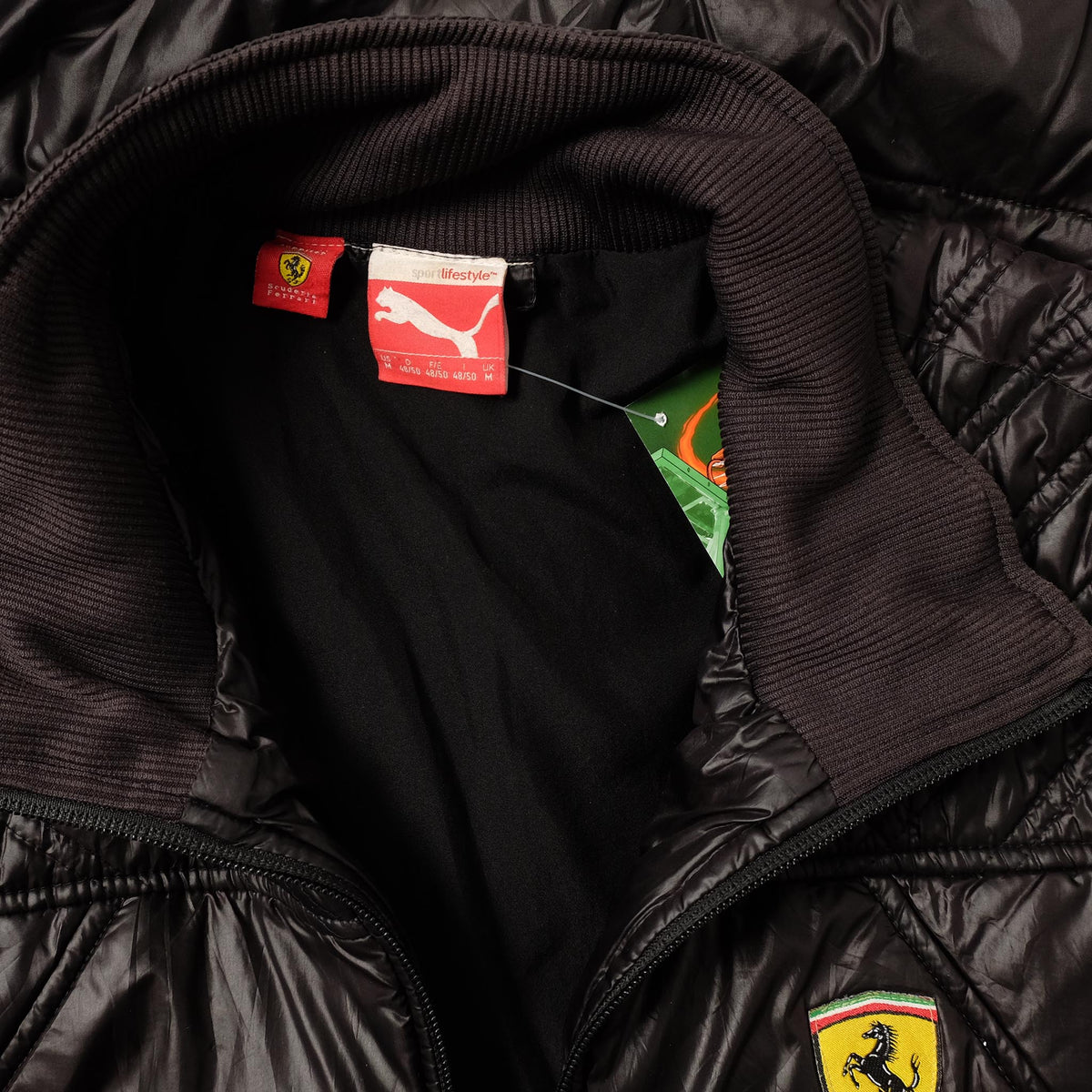 Puma Scuderia Ferrari Puffer Jacket Medium | Double Double Vintage