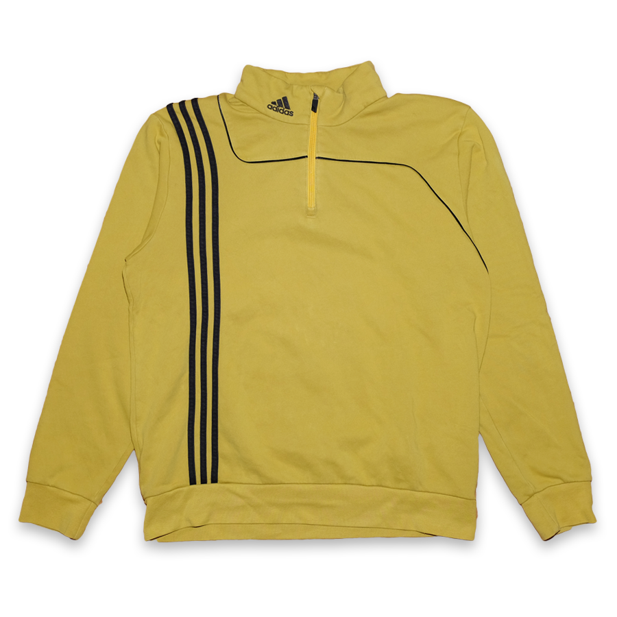 adidas Q-Zip Sweatshirt Large | Double Double Vintage