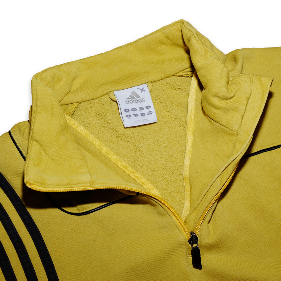 adidas Q-Zip Sweatshirt Large | Double Double Vintage