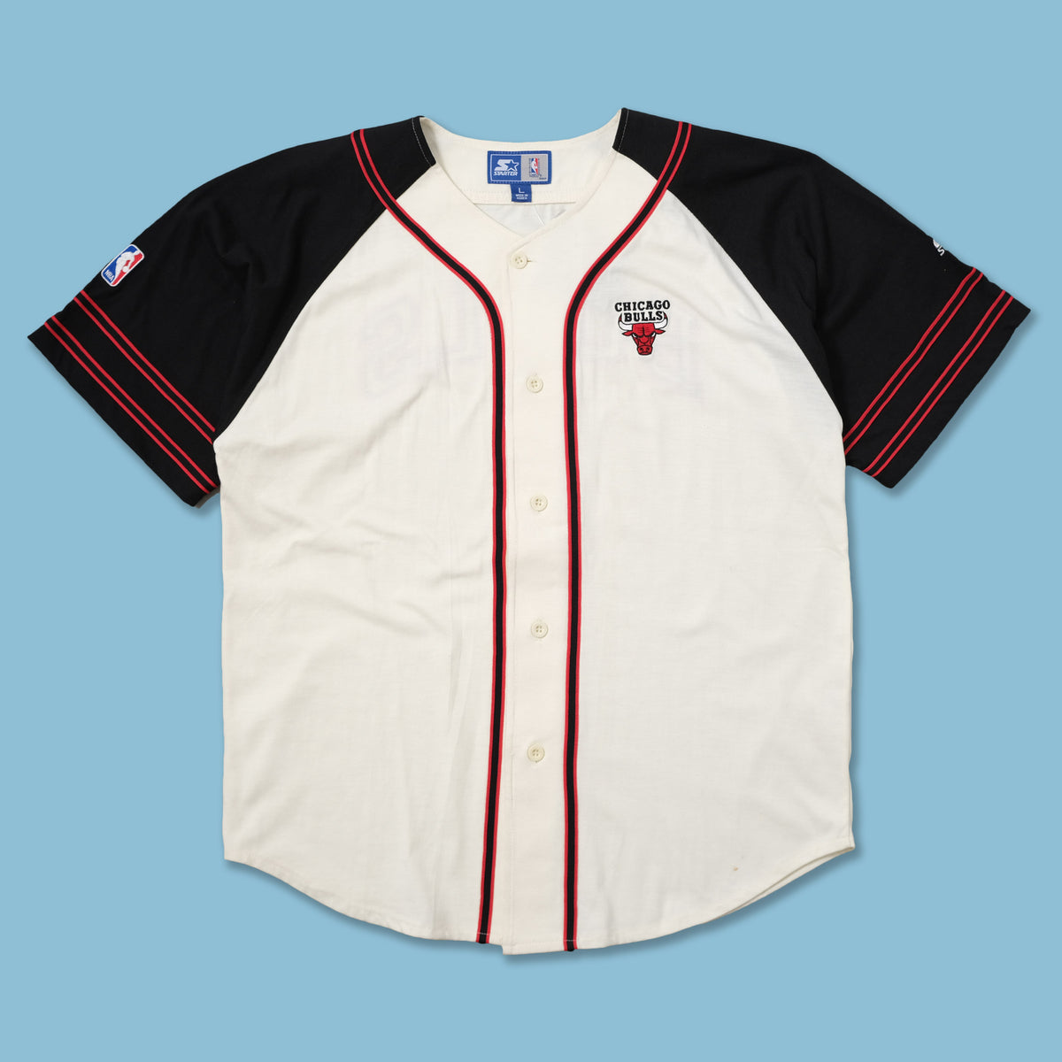 Vintage DS Starter Chicago Bulls Baseball Jersey Large | Double Double ...
