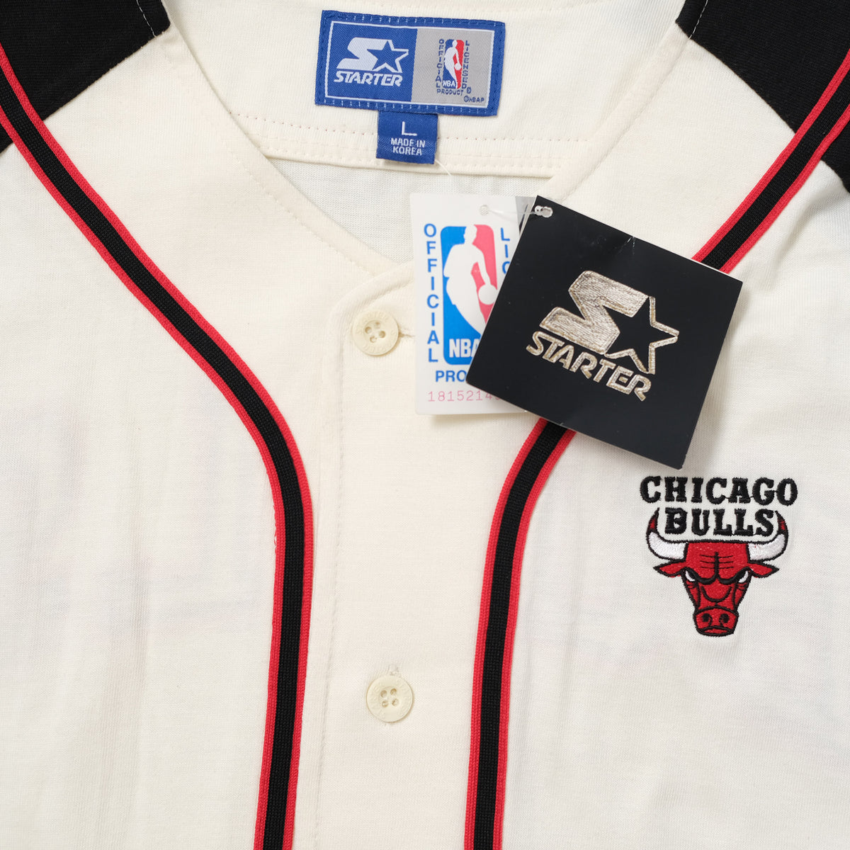 Vintage DS Starter Chicago Bulls Baseball Jersey Large | Double Double ...