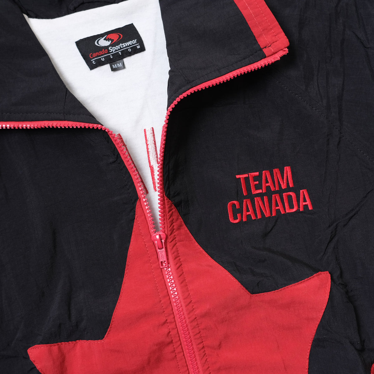 Vintage Team Canada Track Jacket Medium | Double Double Vintage