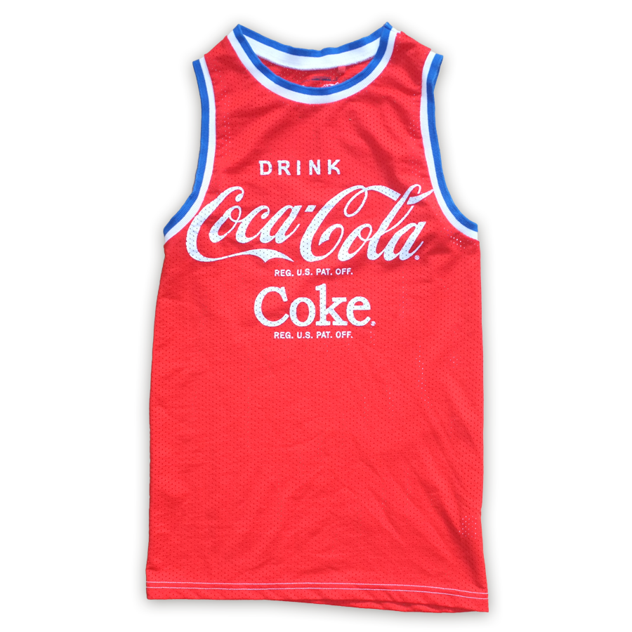 Vintage Coca Cola Basketball Jersey Small | Double Double Vintage