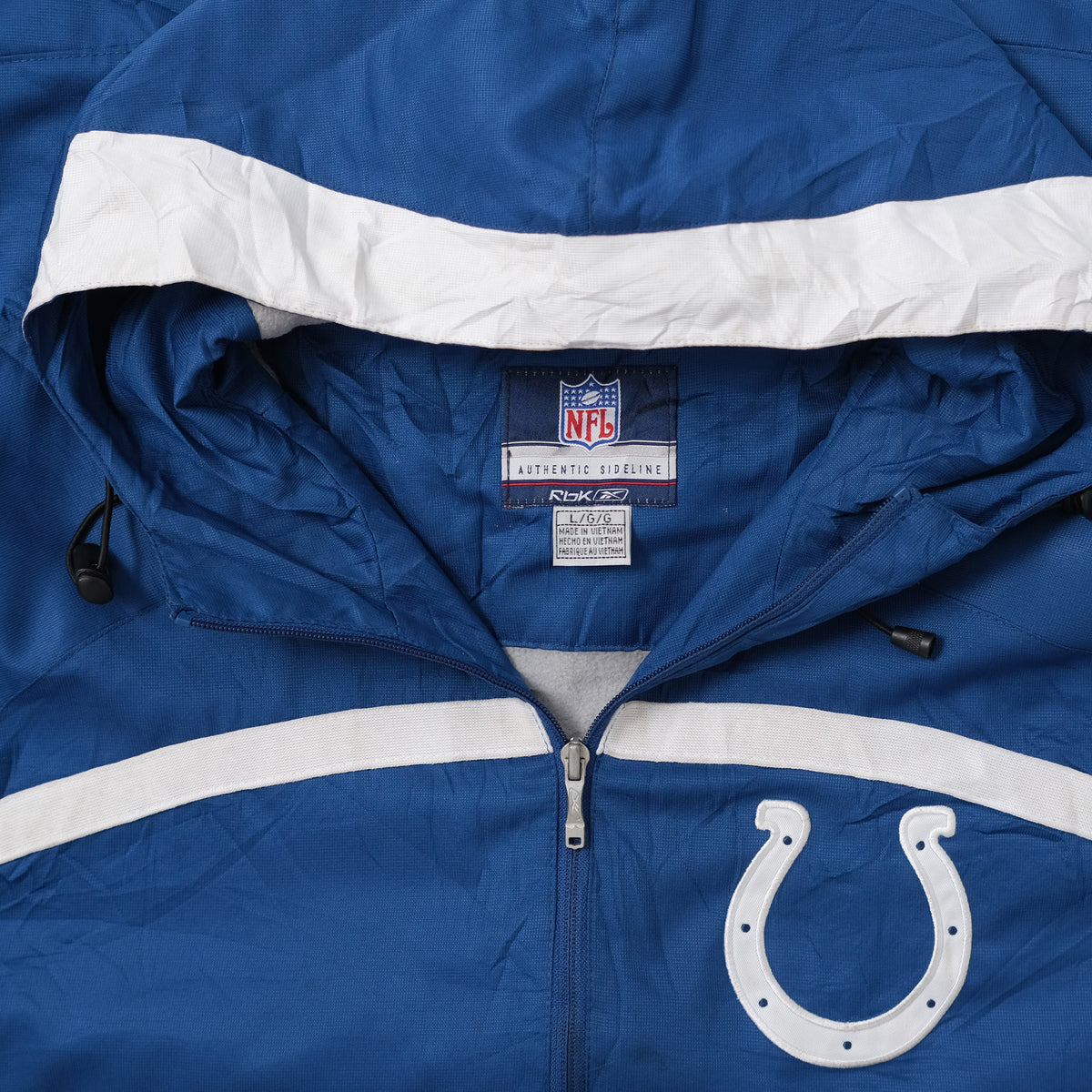 Vintage Indianapolis Colts Padded Jacket Large | Double Double Vintage