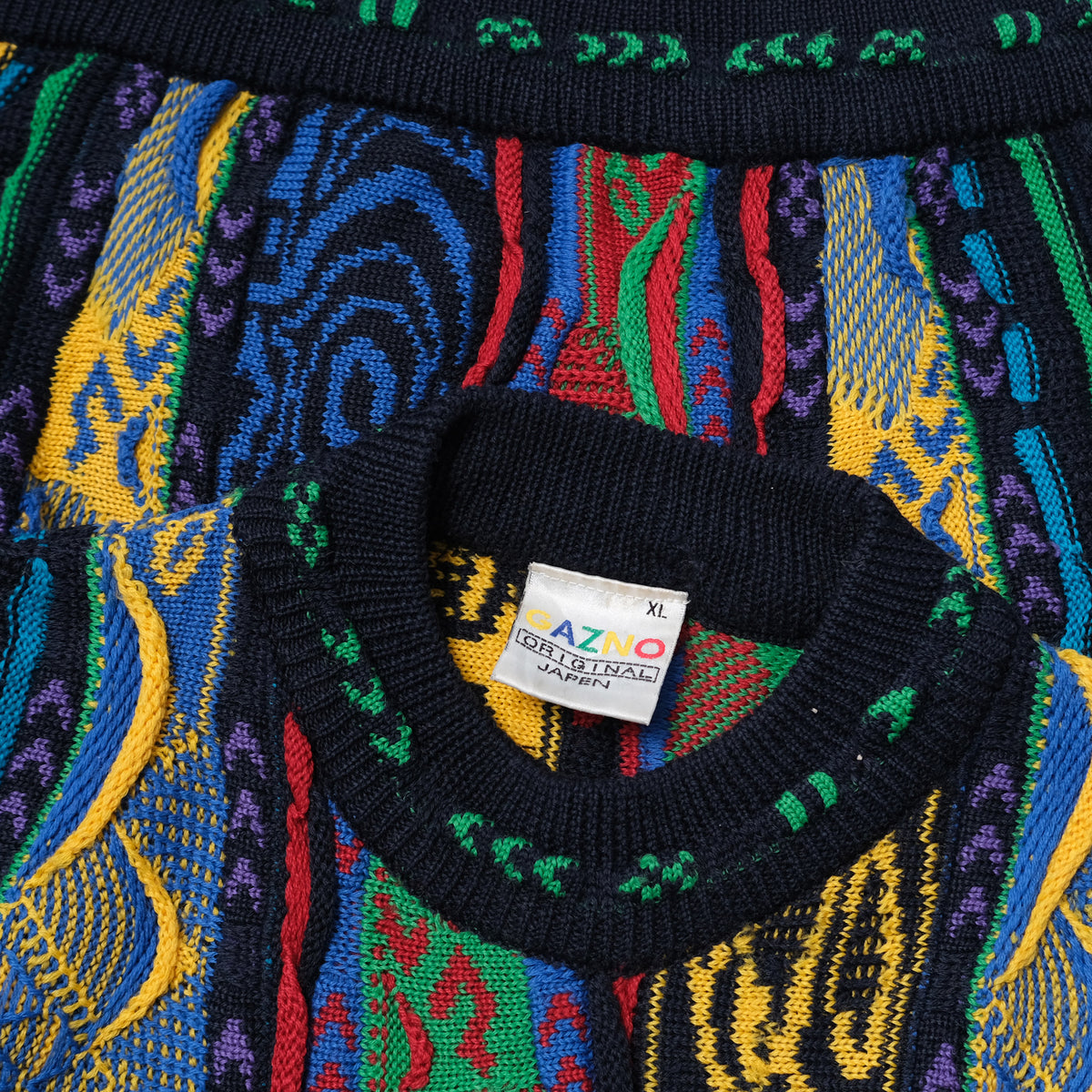 Vintage Gazno Coogi Style Sweater Large / XLarge | Double Double Vintage