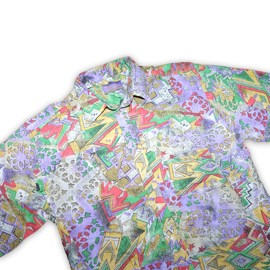 Vintage Pattern Shirt Large | Double Double Vintage