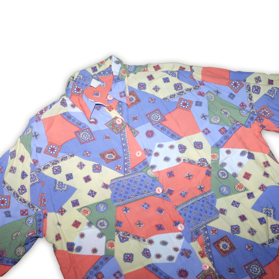 Vintage Pattern Shirt XLarge | Double Double Vintage