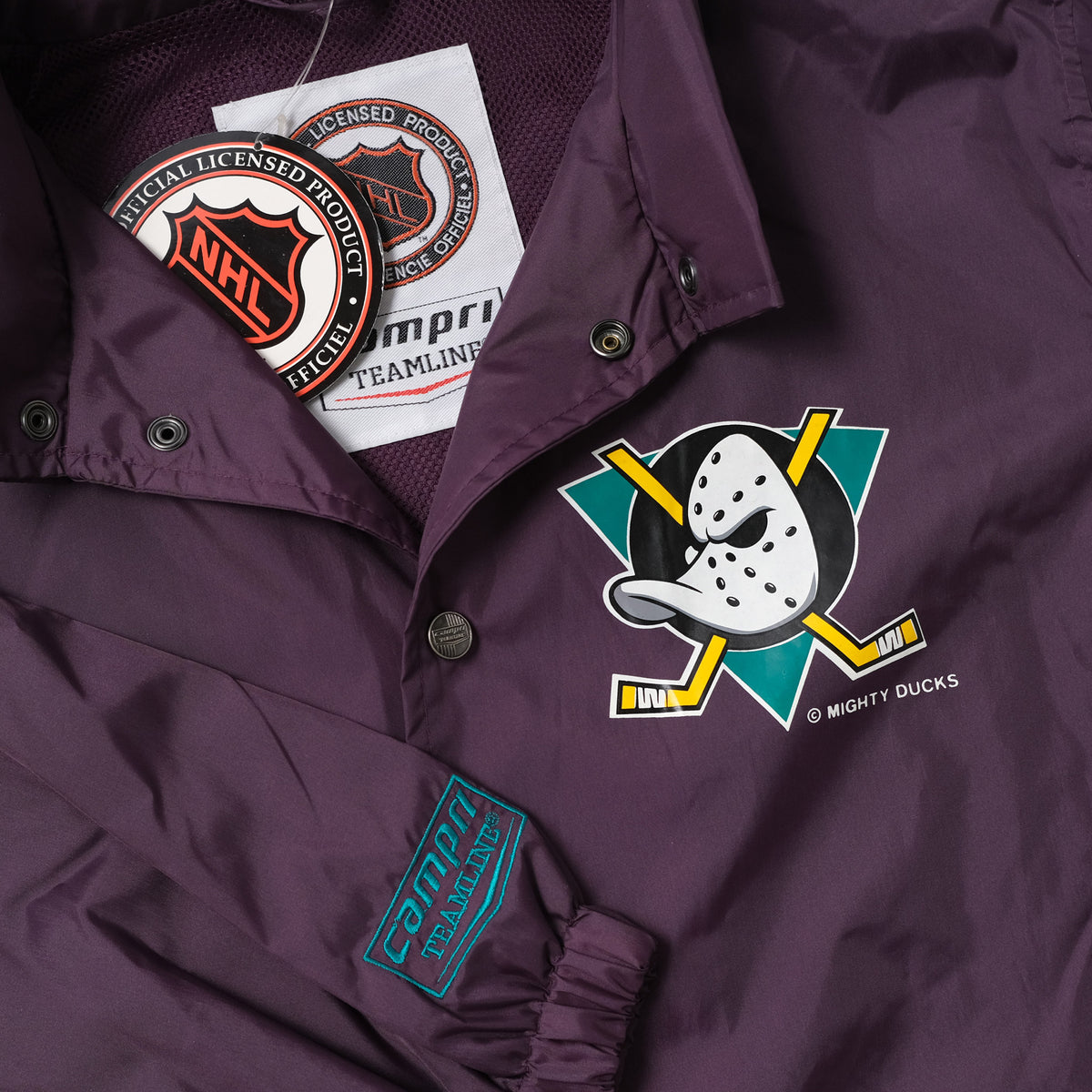 Vintage Deadstock Mighty Ducks Coach Jacket Medium / Large | Double ...