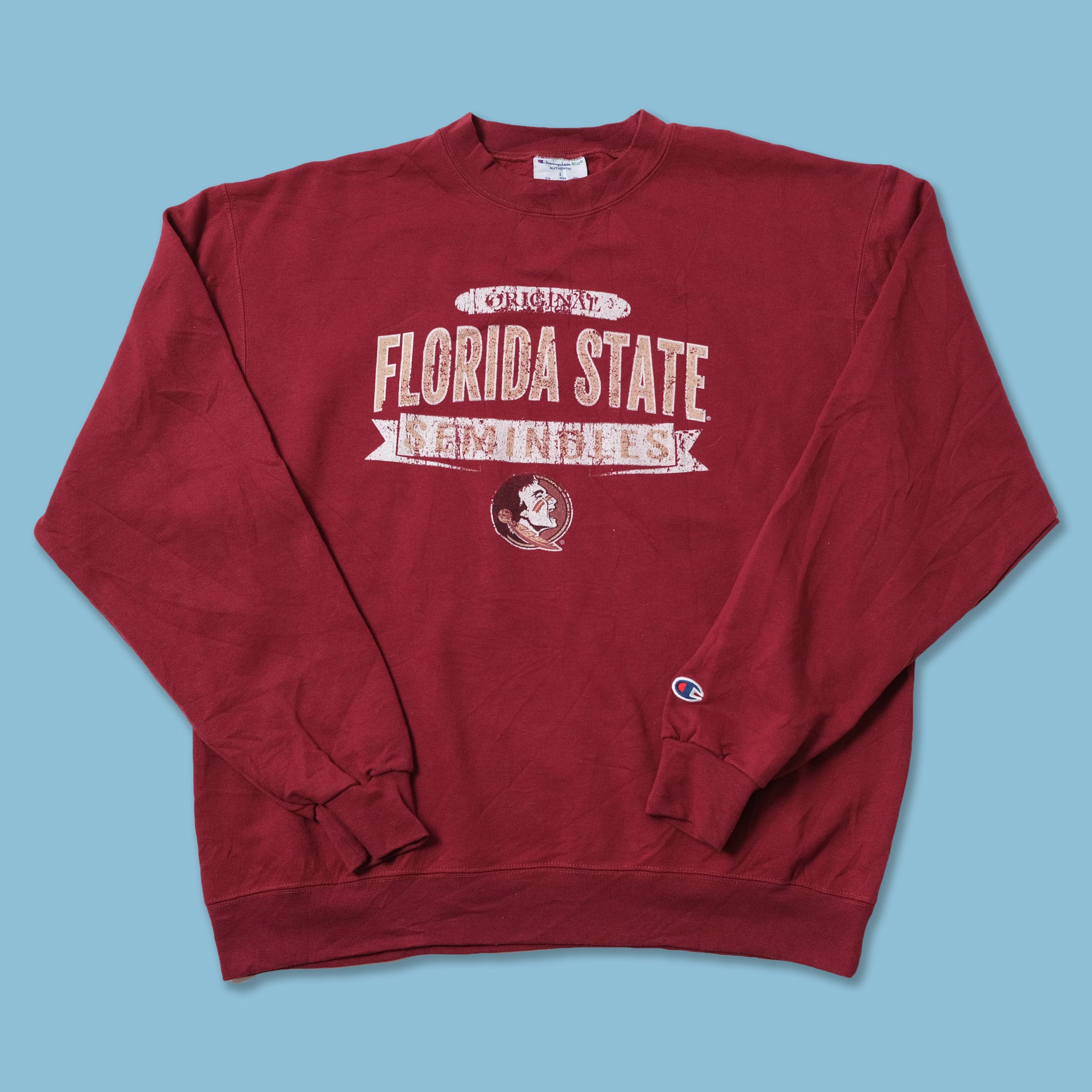 Vintage Champion Florida State Sweater Large | Double Double Vintage