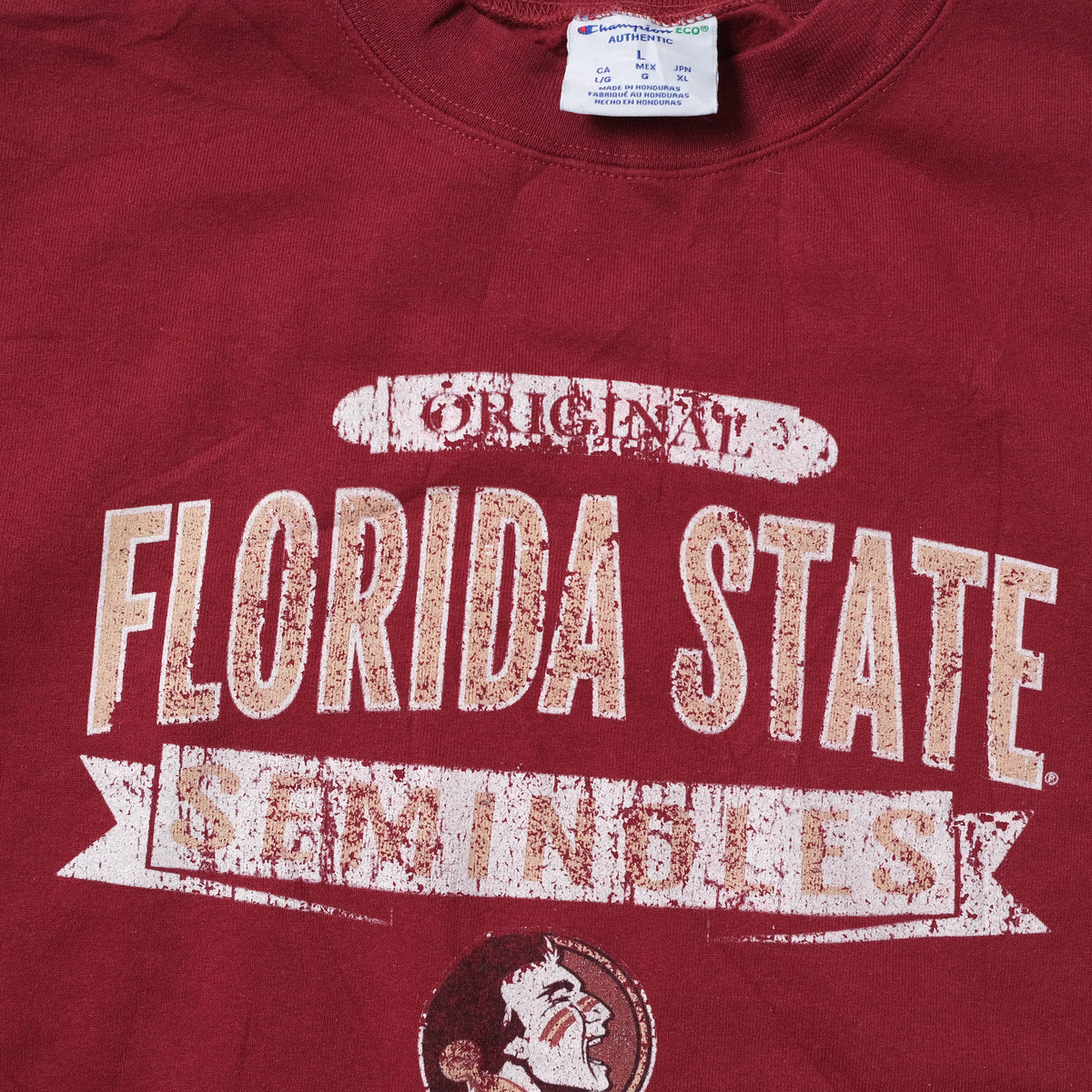 Vintage Champion Florida State Sweater Large | Double Double Vintage
