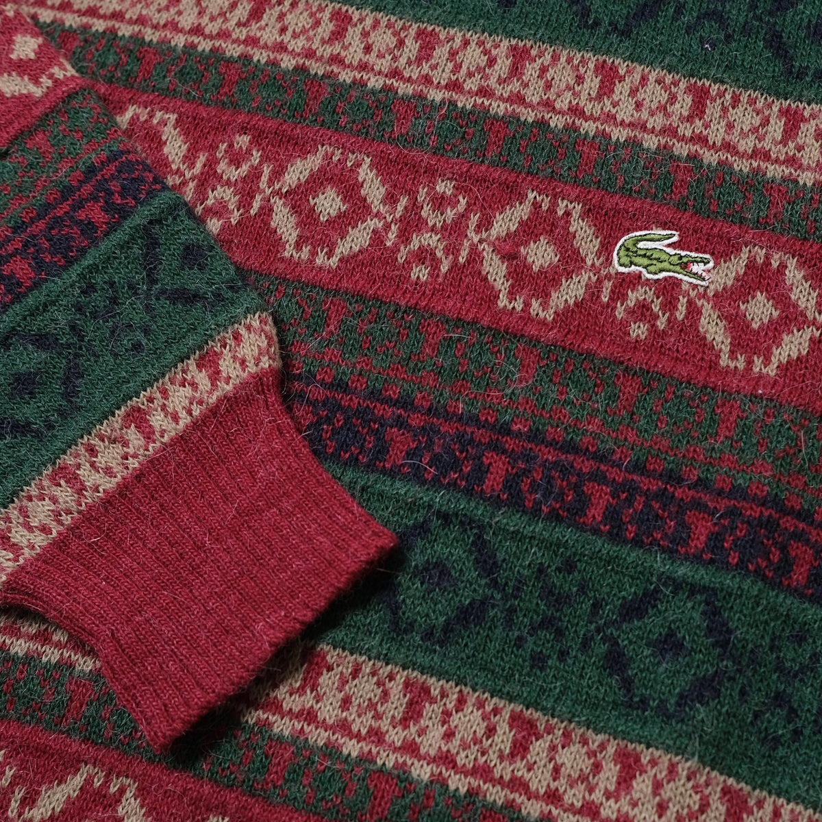 Vintage Lacoste Knit Sweater Medium / Large | Double Double Vintage