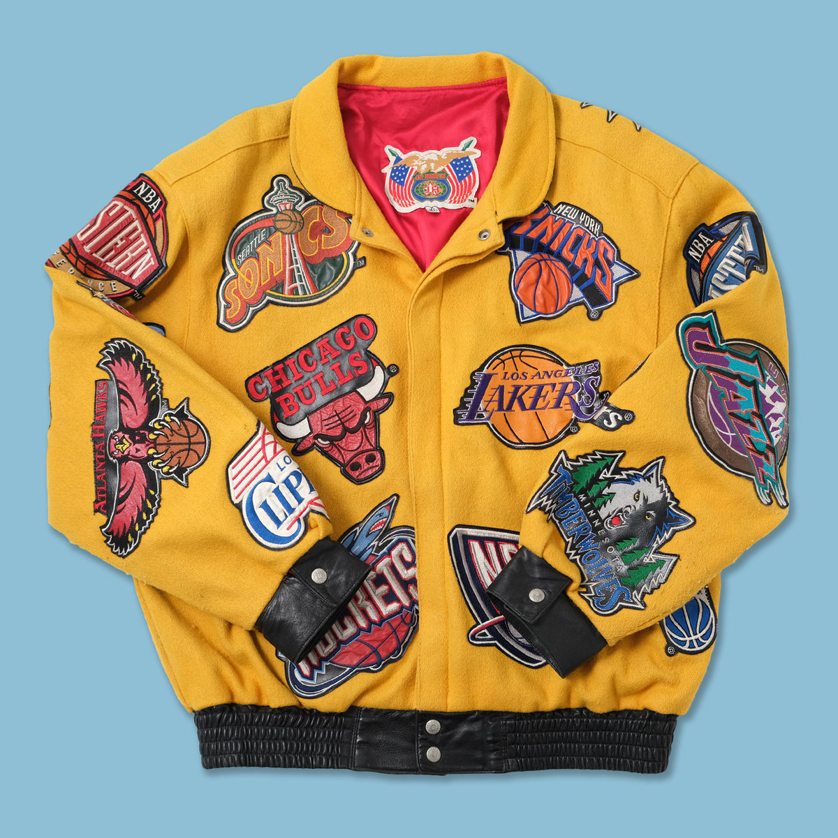 Vintage NBA Wool Jacket XLarge | Double Double Vintage