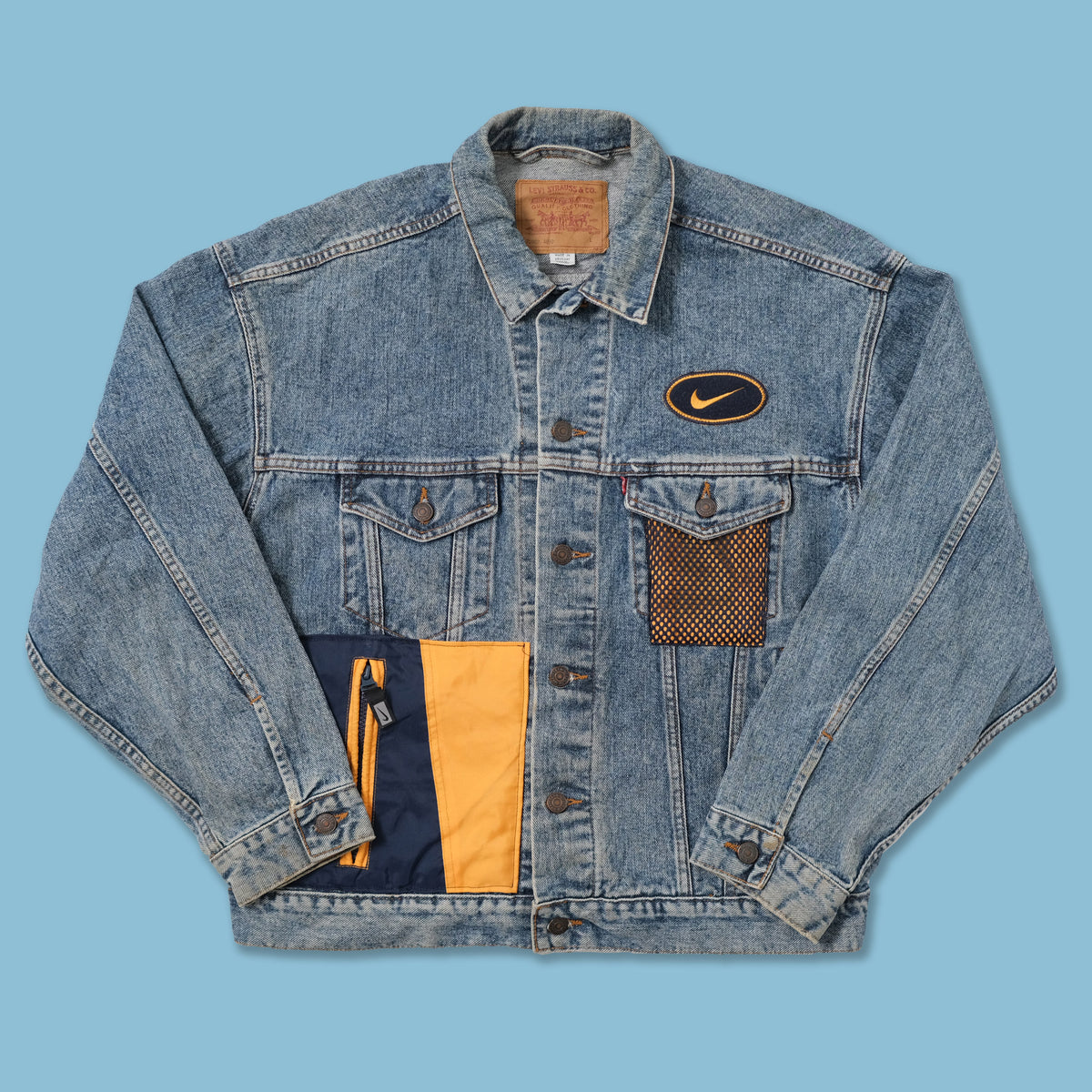 Nike x Levis Denim Jacket Large | Double Double Vintage