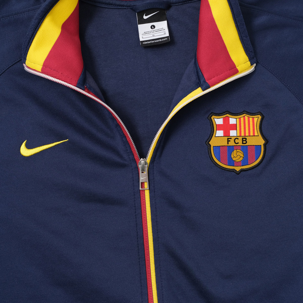 Nike FC Barcelona Track Jacket Large | Double Double Vintage