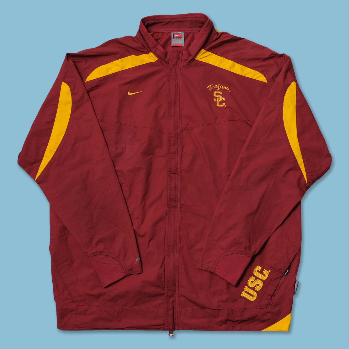 Vintage Nike USC Trojans Track Jacket XLarge | Double Double Vintage