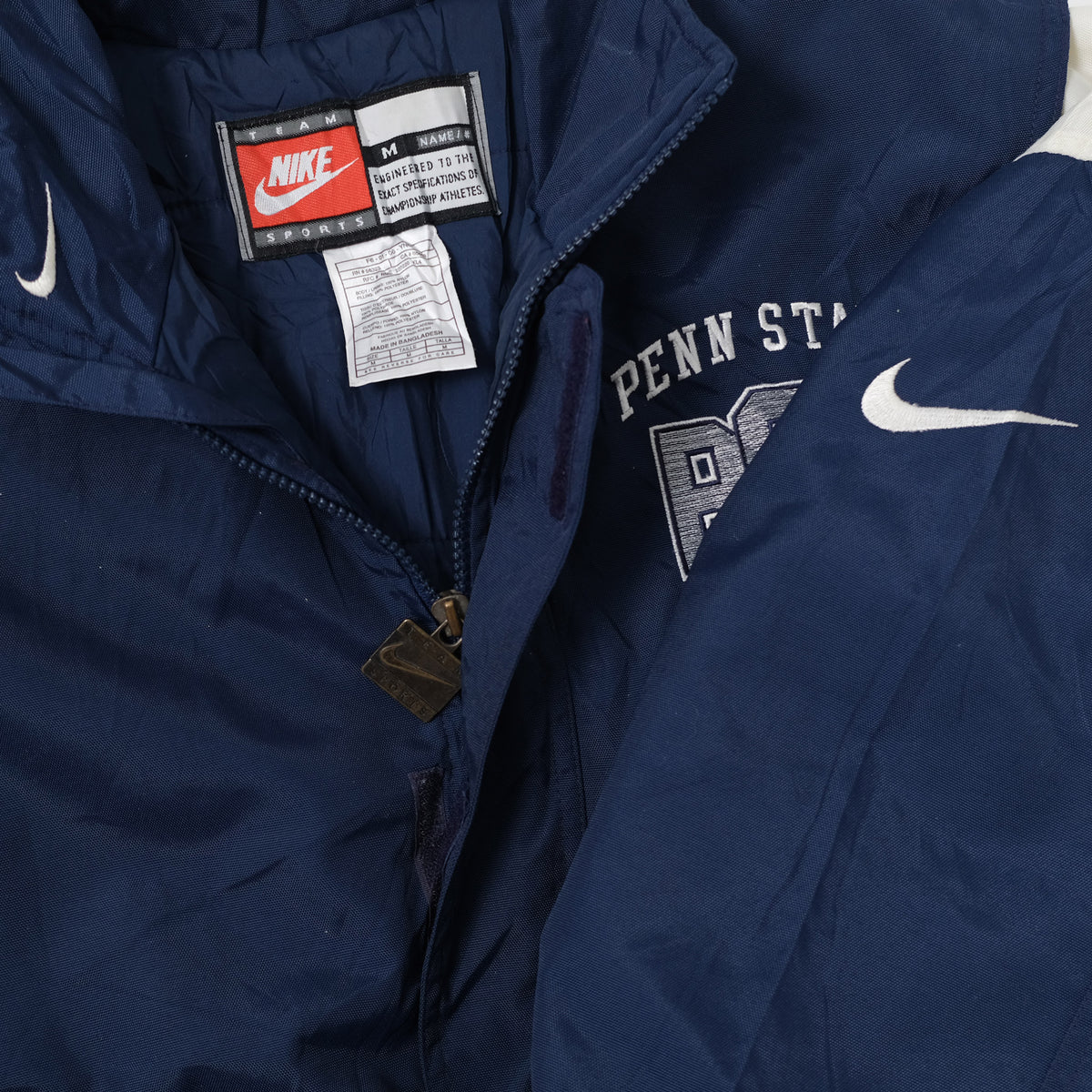 Vintage Nike Penn State Padded Jacket Large | Double Double Vintage