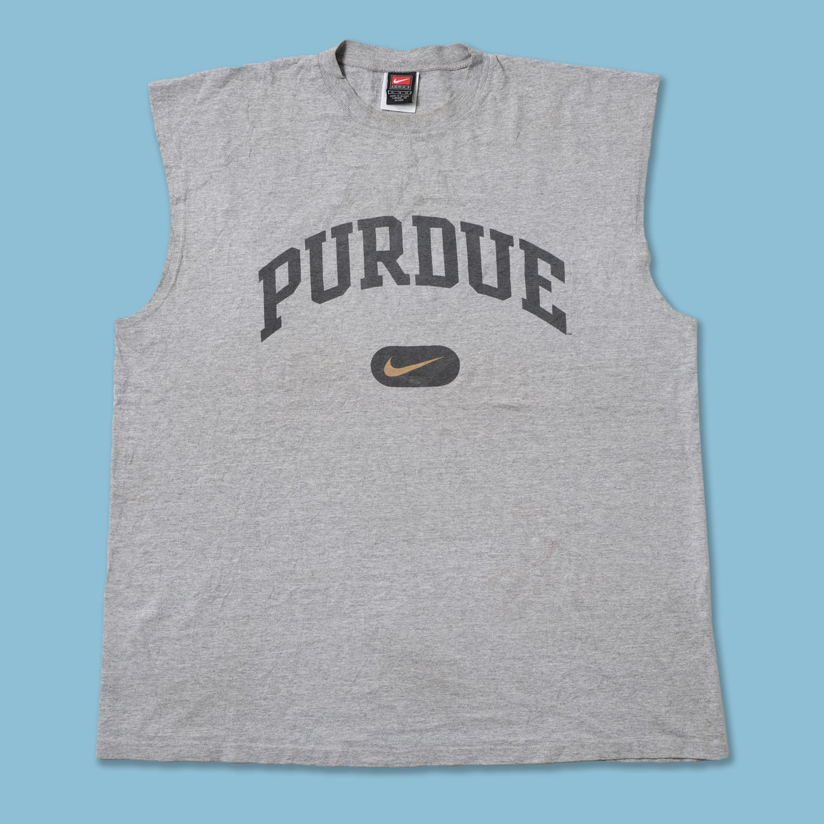 Vintage Nike Purdue Tank Top XLarge | Double Double Vintage