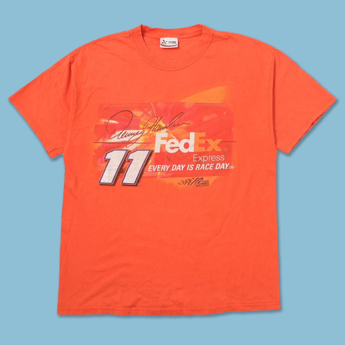 Vintage Denny Hemlin Fedex Racing T-Shirt Large | Double Double Vintage