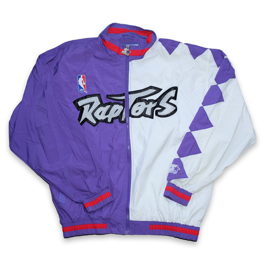 Vintage Starter Toronto Raptors Track Jacket Large | Double Double Vintage