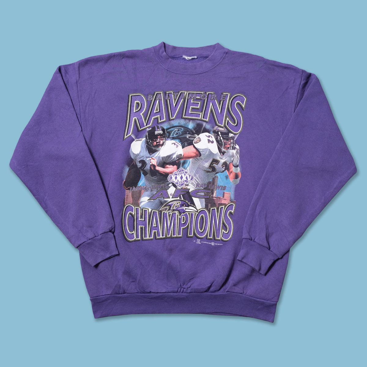 Vintage 2001 Baltimore Ravens Sweater Medium | Double Double Vintage