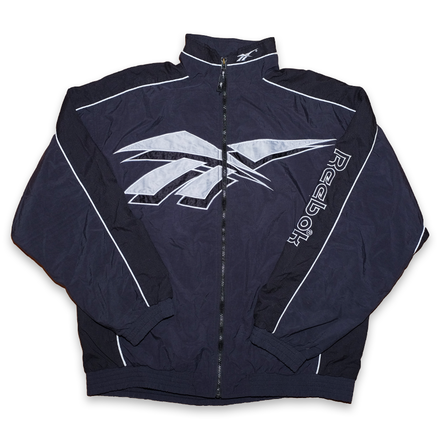 Vintage Reebok Track Jacket Large | Double Double Vintage