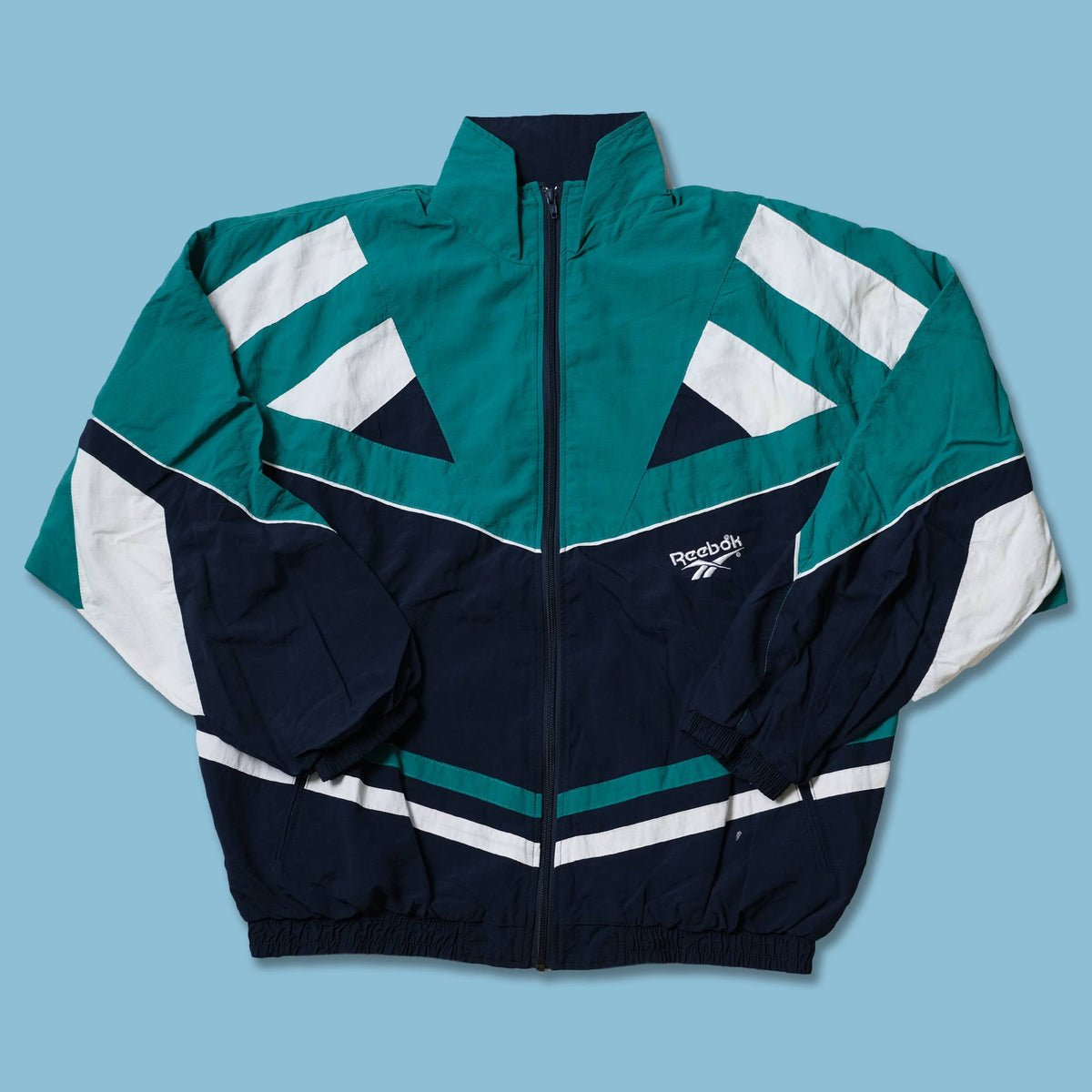 Vintage Reebok Track Jacket XLarge | Double Double Vintage