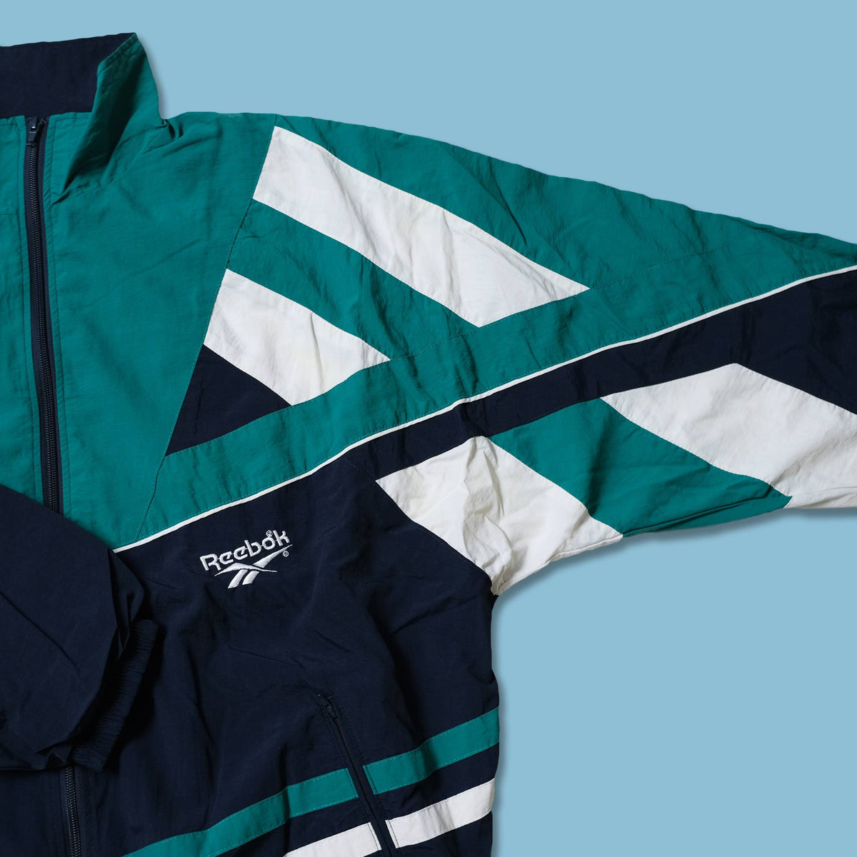 Vintage Reebok Track Jacket XLarge | Double Double Vintage