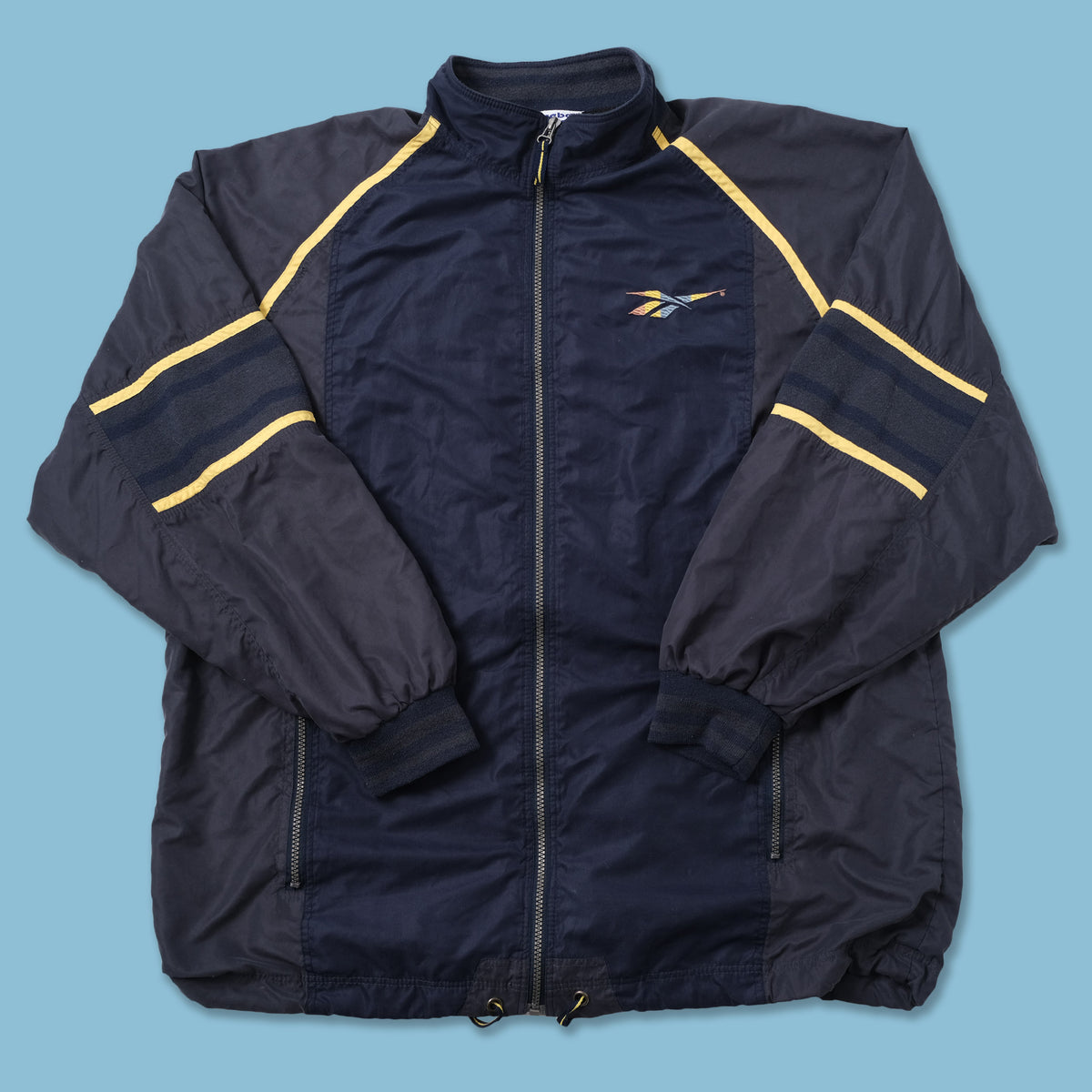 Vintage Reebok Track Jacket Large | Double Double Vintage