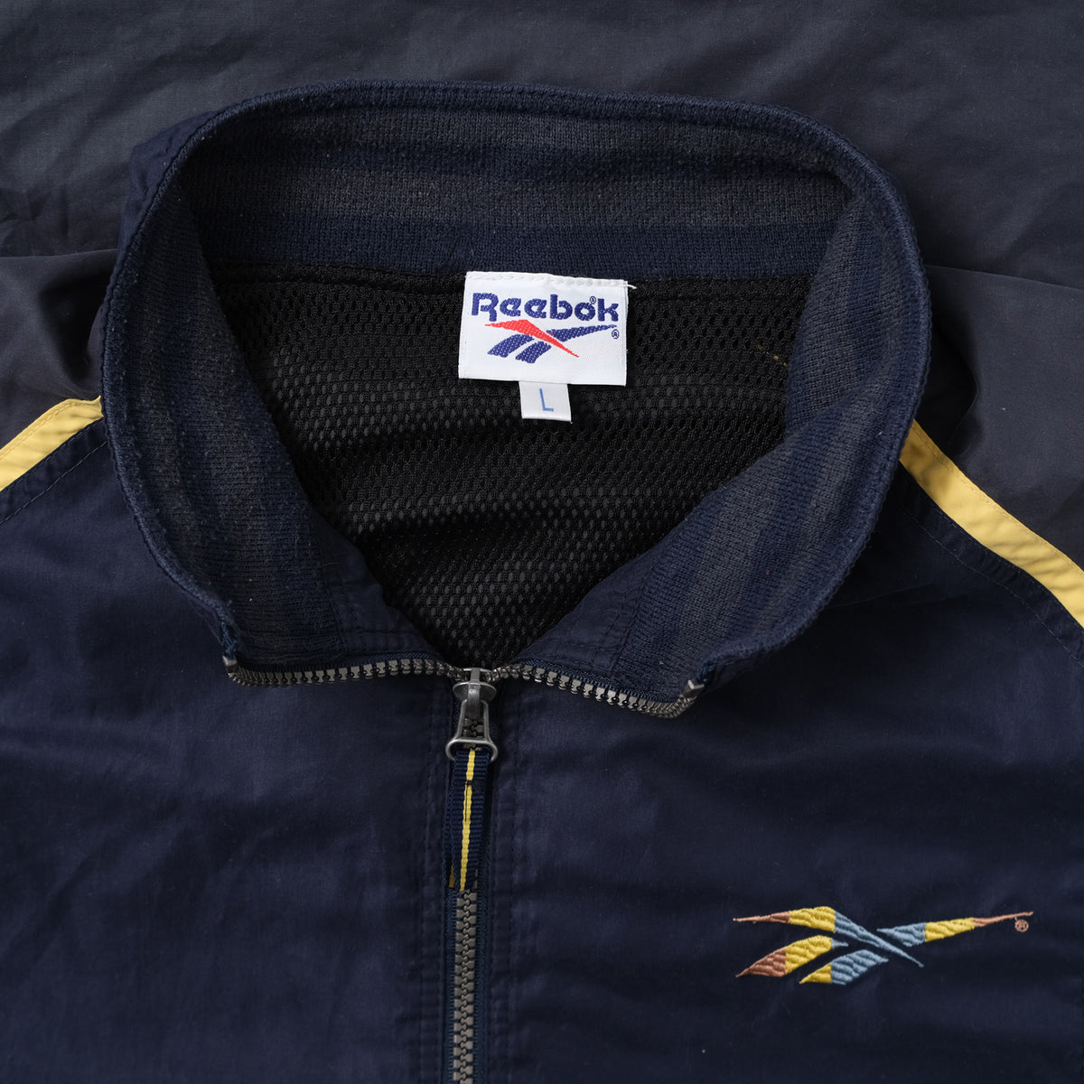 Vintage Reebok Track Jacket Large | Double Double Vintage