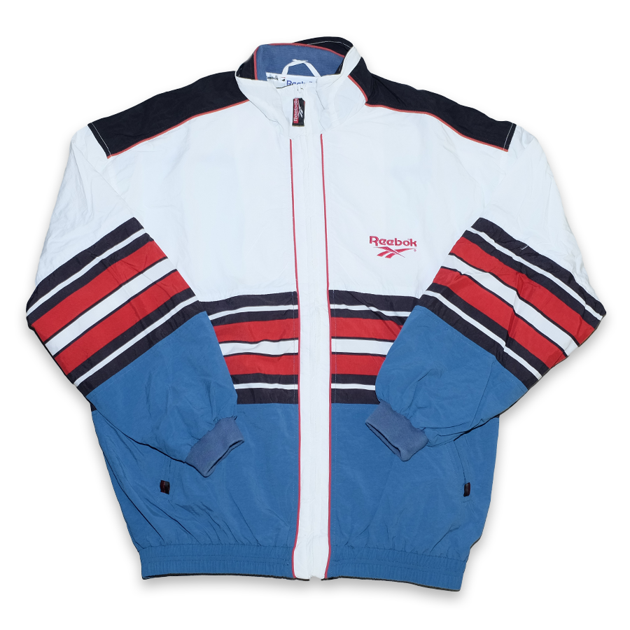 Vintage Reebok Track Jacket Medium | Double Double Vintage