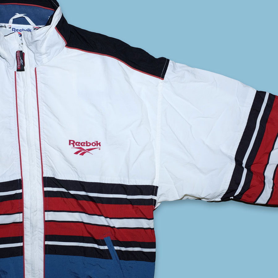 Vintage Reebok Track Jacket Medium | Double Double Vintage