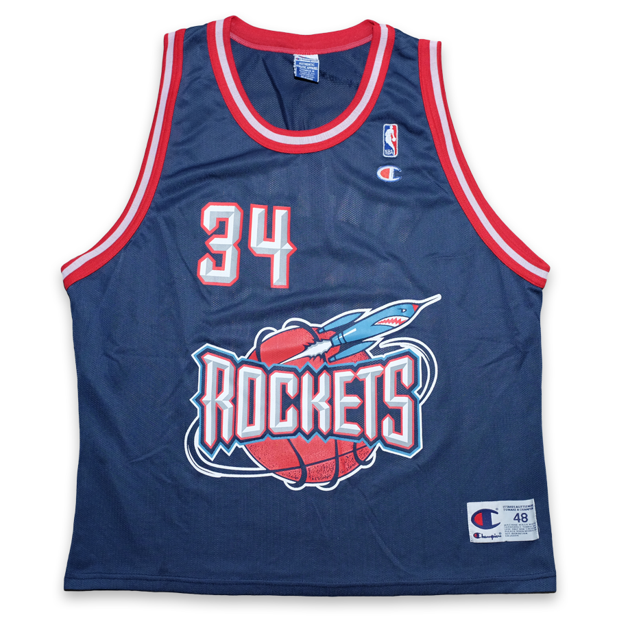 Vintage Hakeem Olajuwon Rockets Jersey XLarge | Double Double Vintage