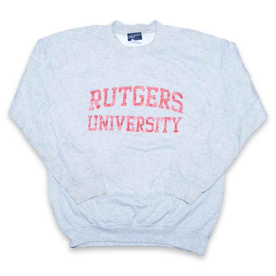 Vintage Rutgers University Sweater Medium / Large | Double Double Vintage