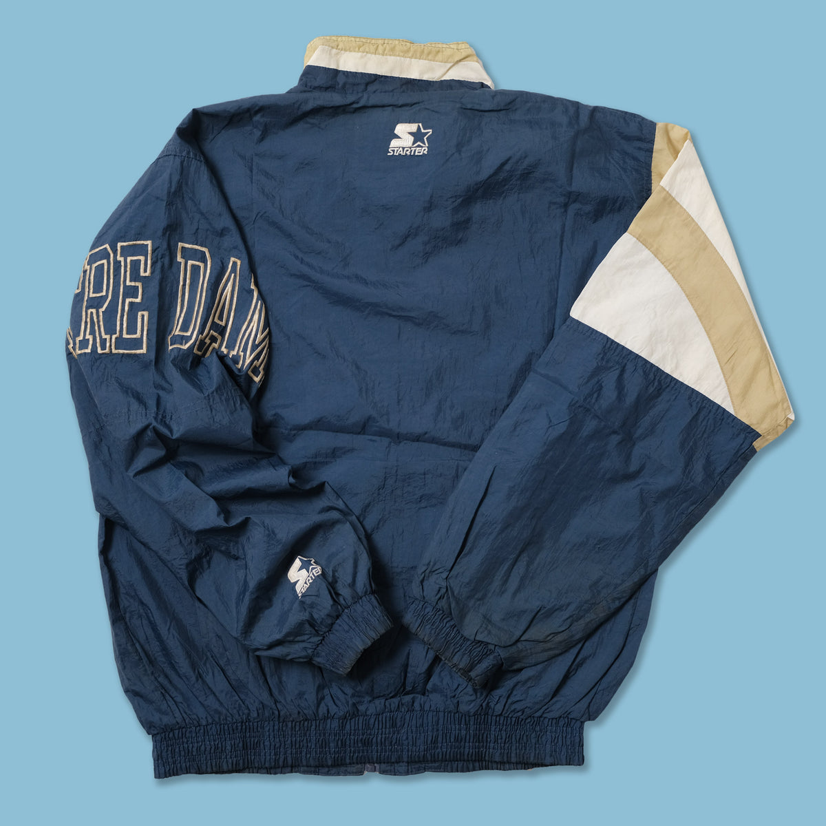 Vintage Starter Notre Dame Track Jacket Medium | Double Double Vintage