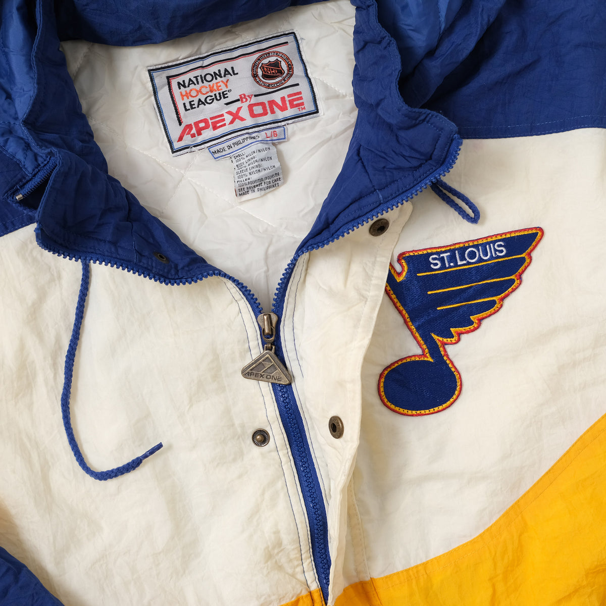 Vintage St. Louis Blues Padded Jacket Large | Double Double Vintage