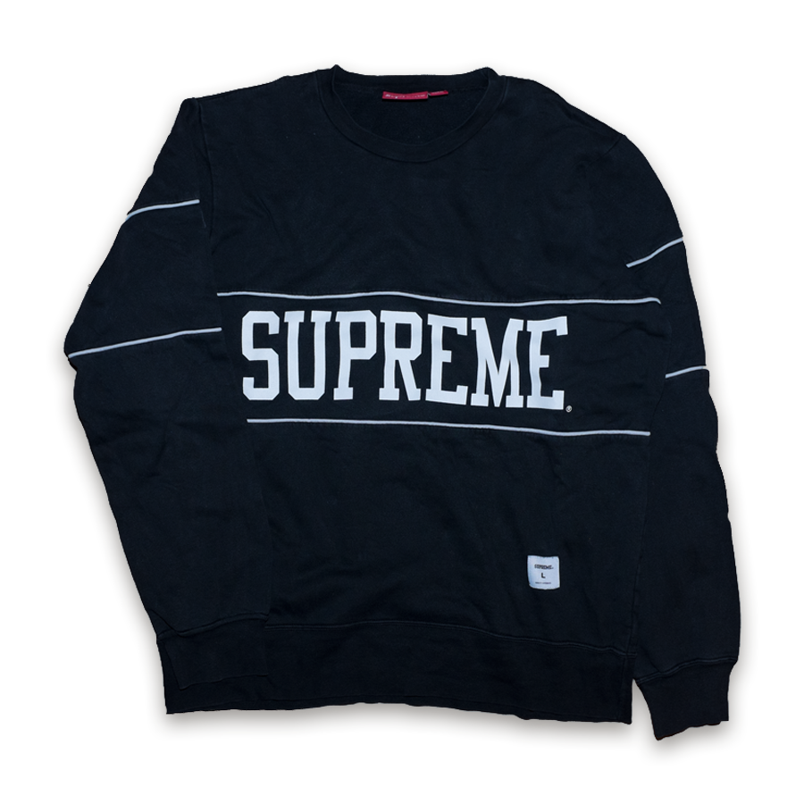 Supreme College Crewneck Large | Double Double Vintage