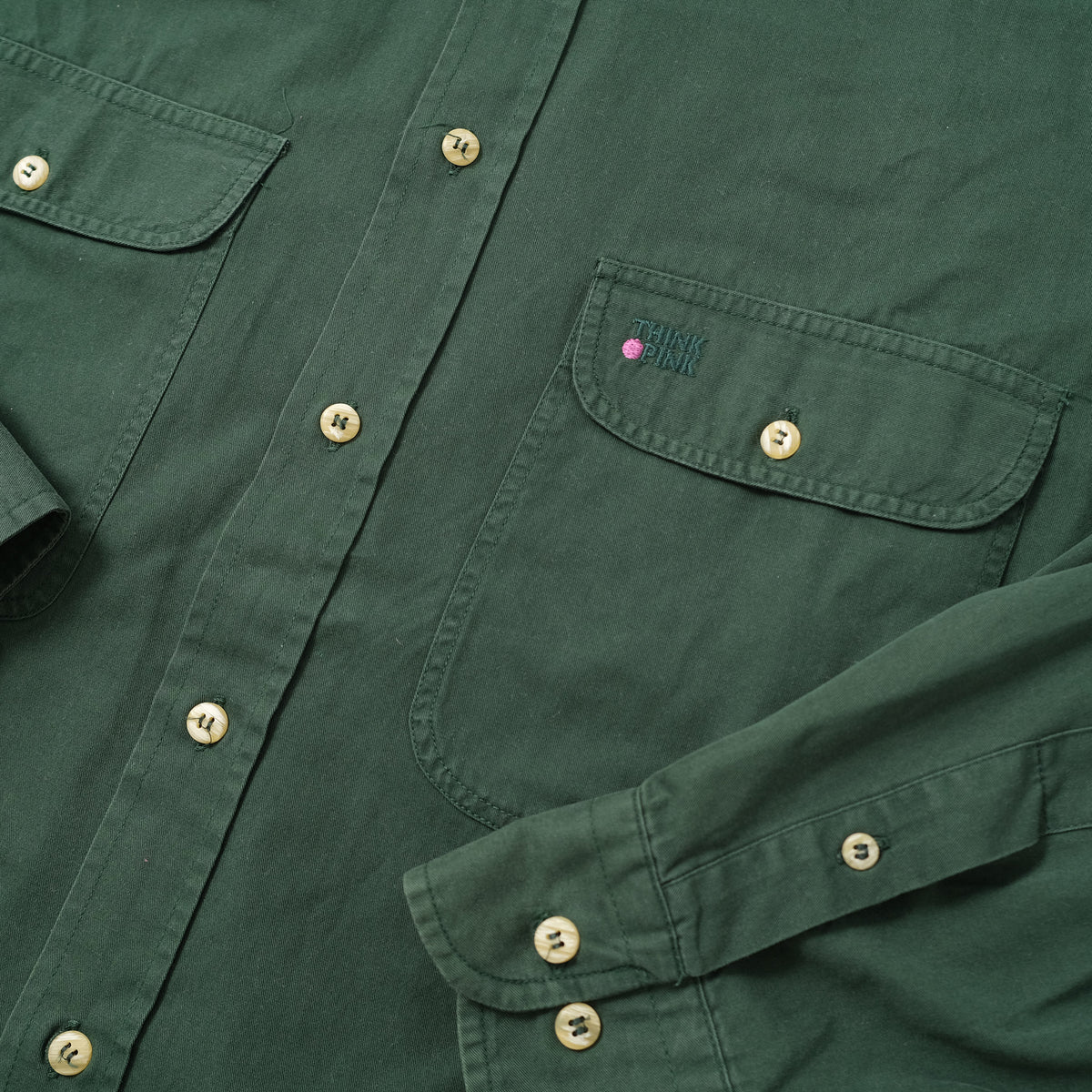 Vintage Think Pink Shirt Medium | Double Double Vintage