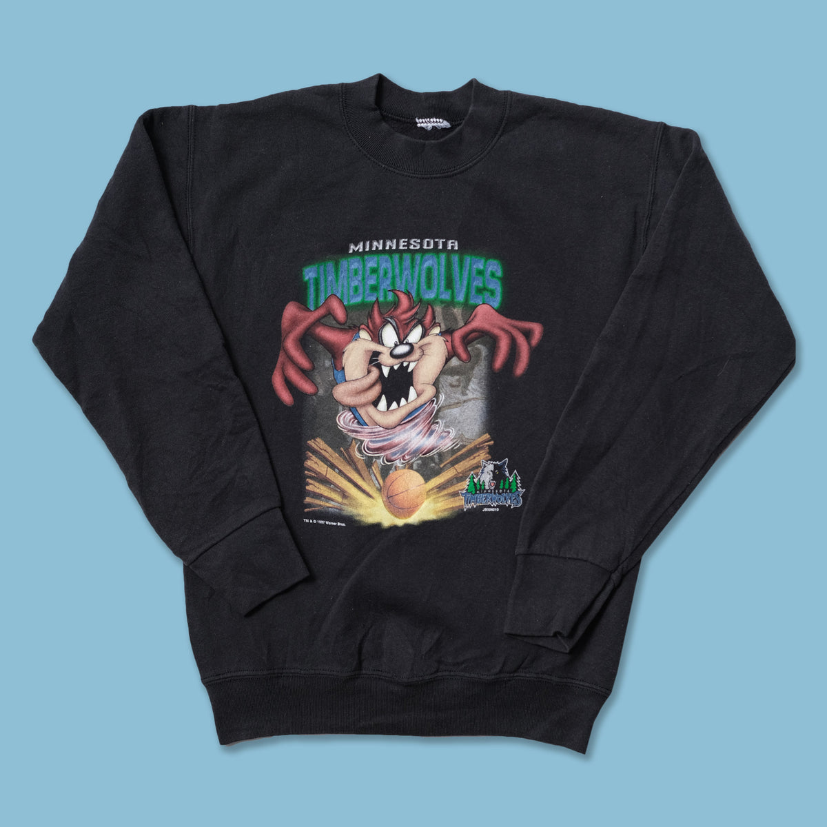 Vintage 1997 Taz Minnesota Timberwolves Sweater Small | Double Double Vintage