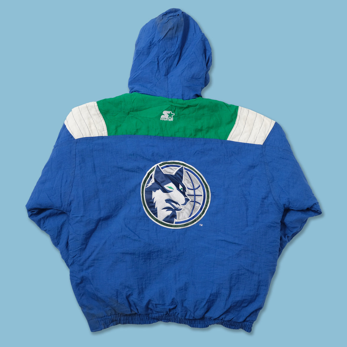 Vintage Starter Minnesota Timberwolves Anorak Medium | Double Double ...