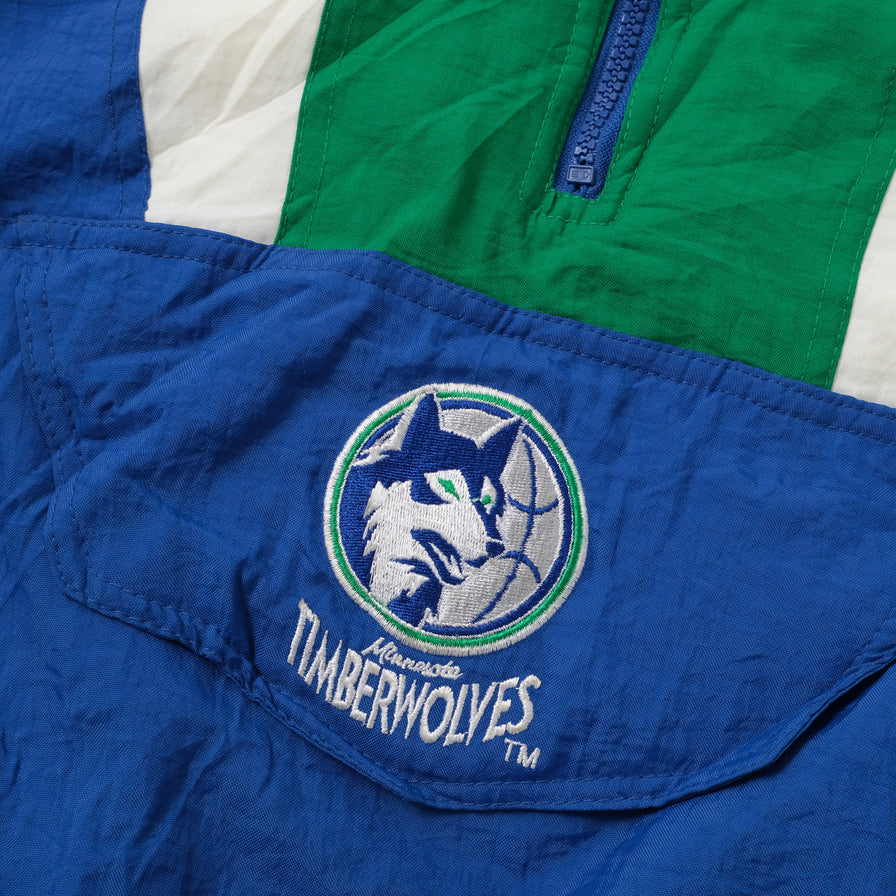 Vintage Starter Minnesota Timberwolves Anorak Medium | Double Double ...