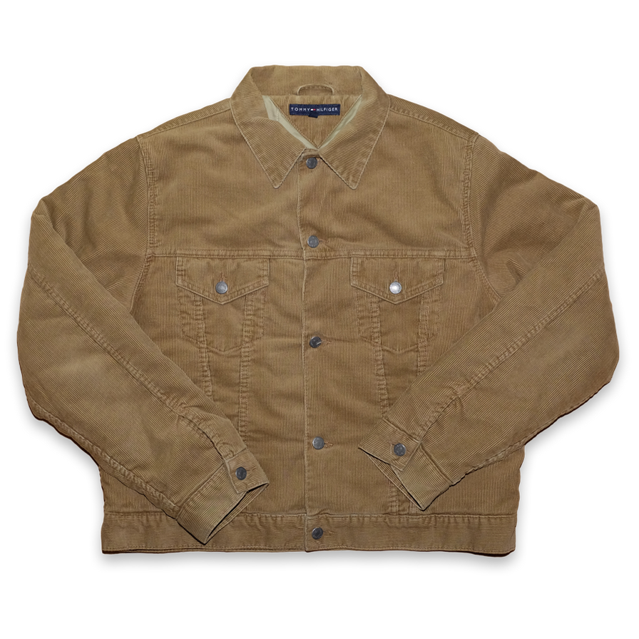 Tommy hilfiger brown corduroy jacket store