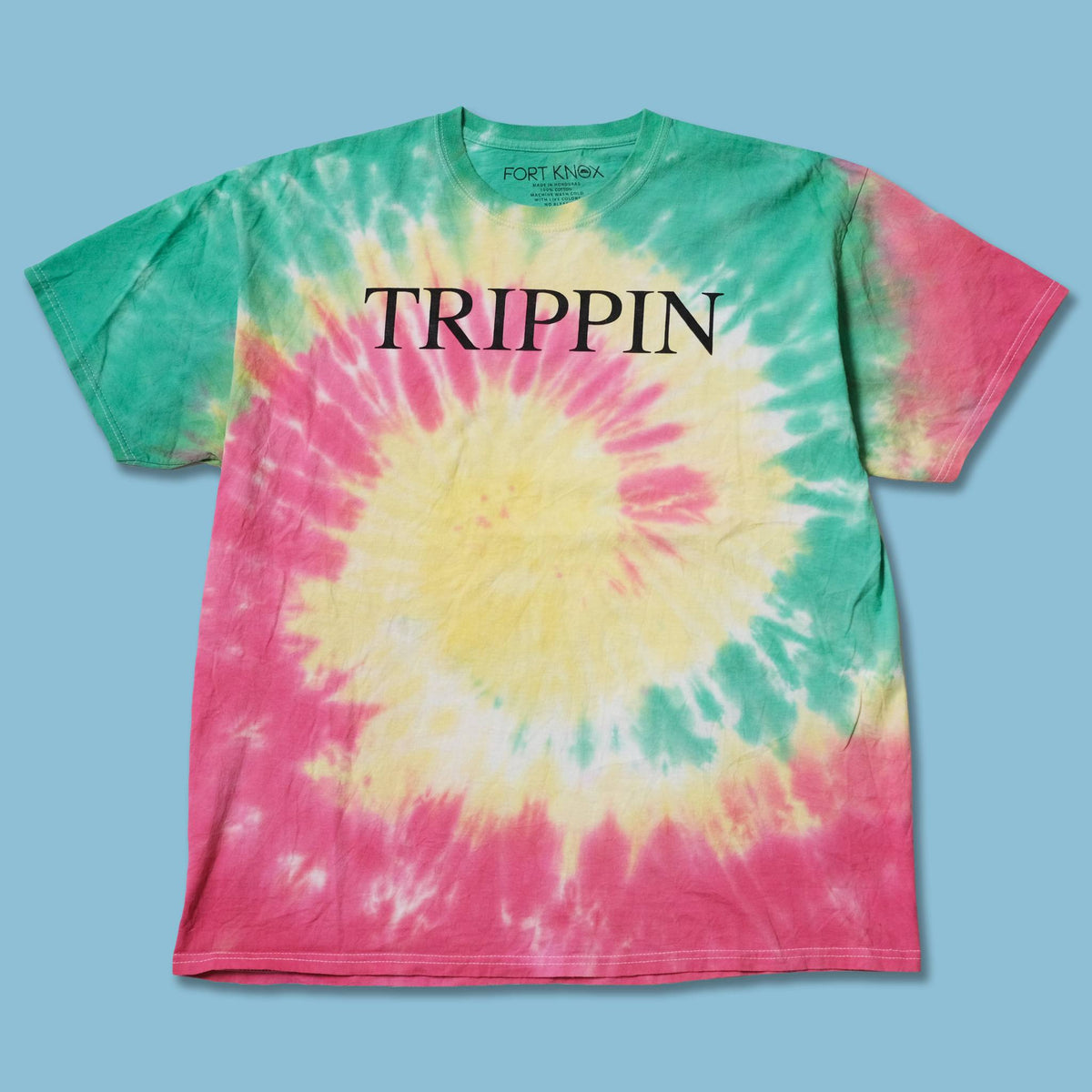 Vintage Trippin Tie Dye T-Shirt Large | Double Double Vintage