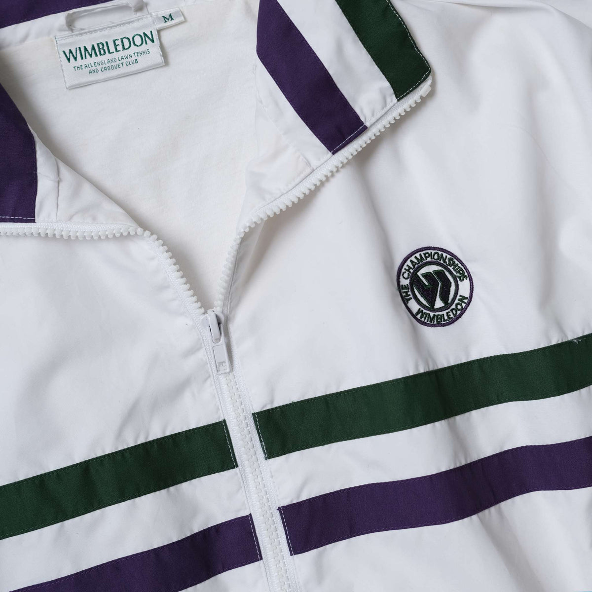 Vintage Wimbledon Track Jacket Medium | Double Double Vintage