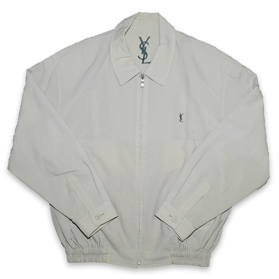 Vintage YSL Harrington Jacket Large | Double Double Vintage