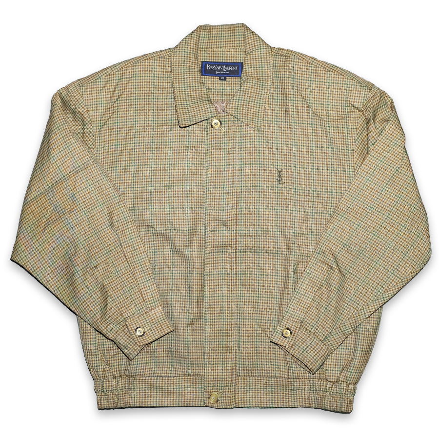 Vintage YSL Harrington Jacket Large | Double Double Vintage